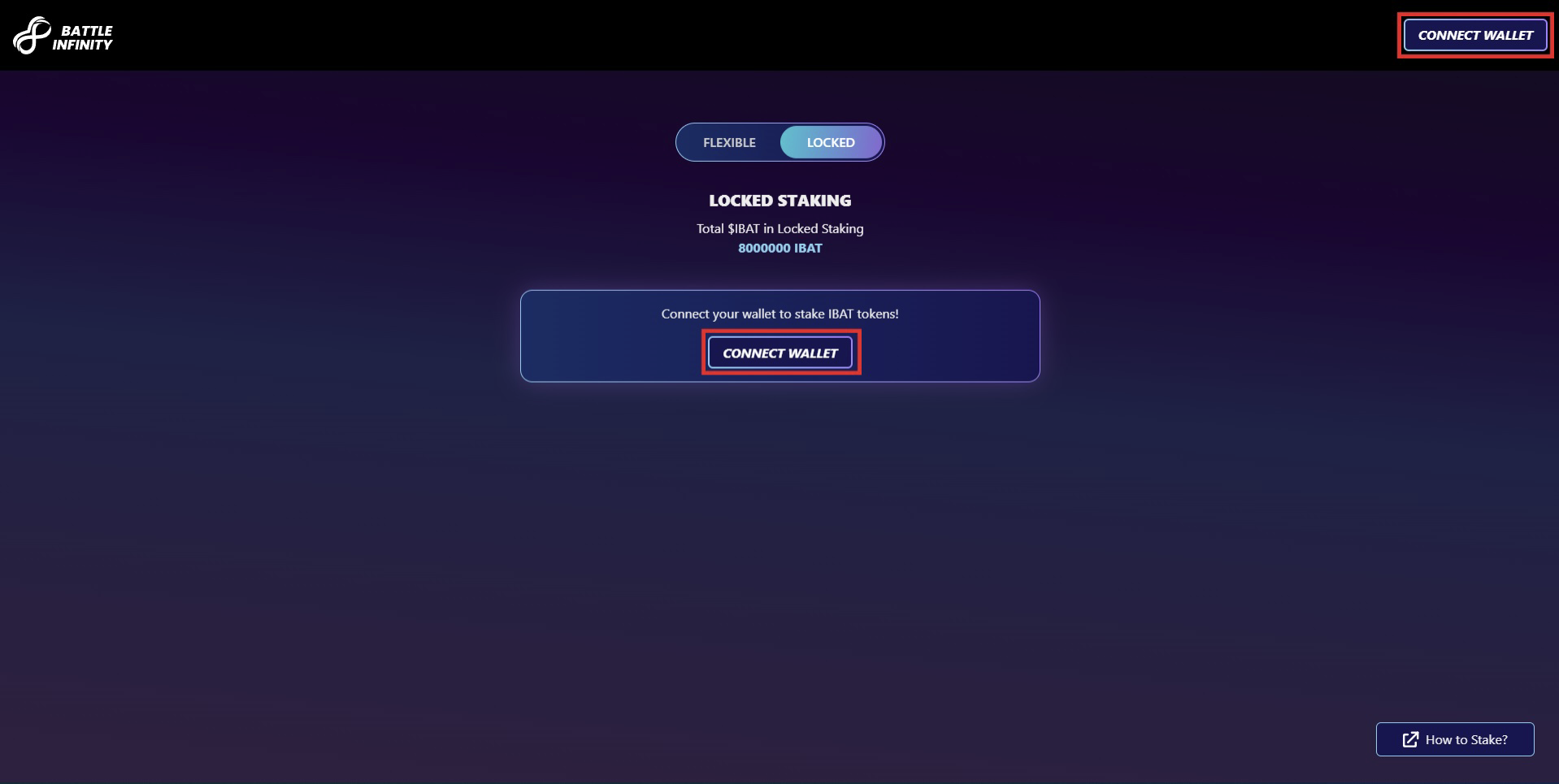 HOW TO STAKE - Battleinfinity
