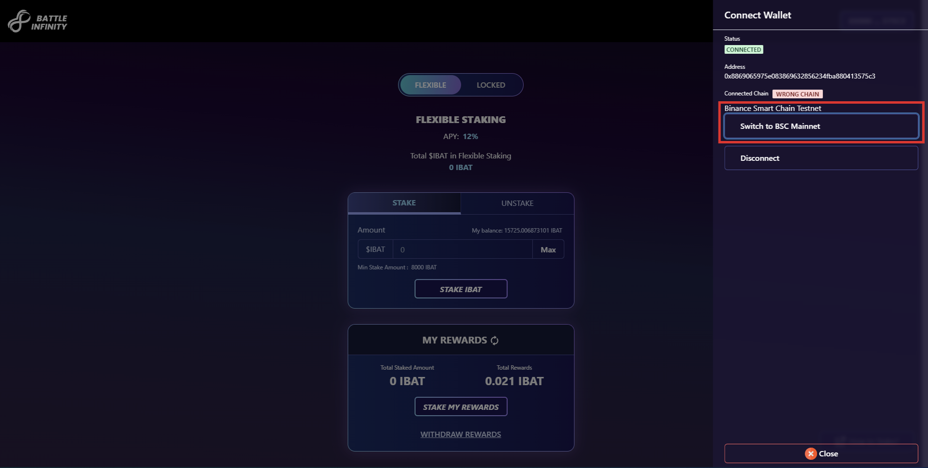 HOW TO STAKE - Battleinfinity