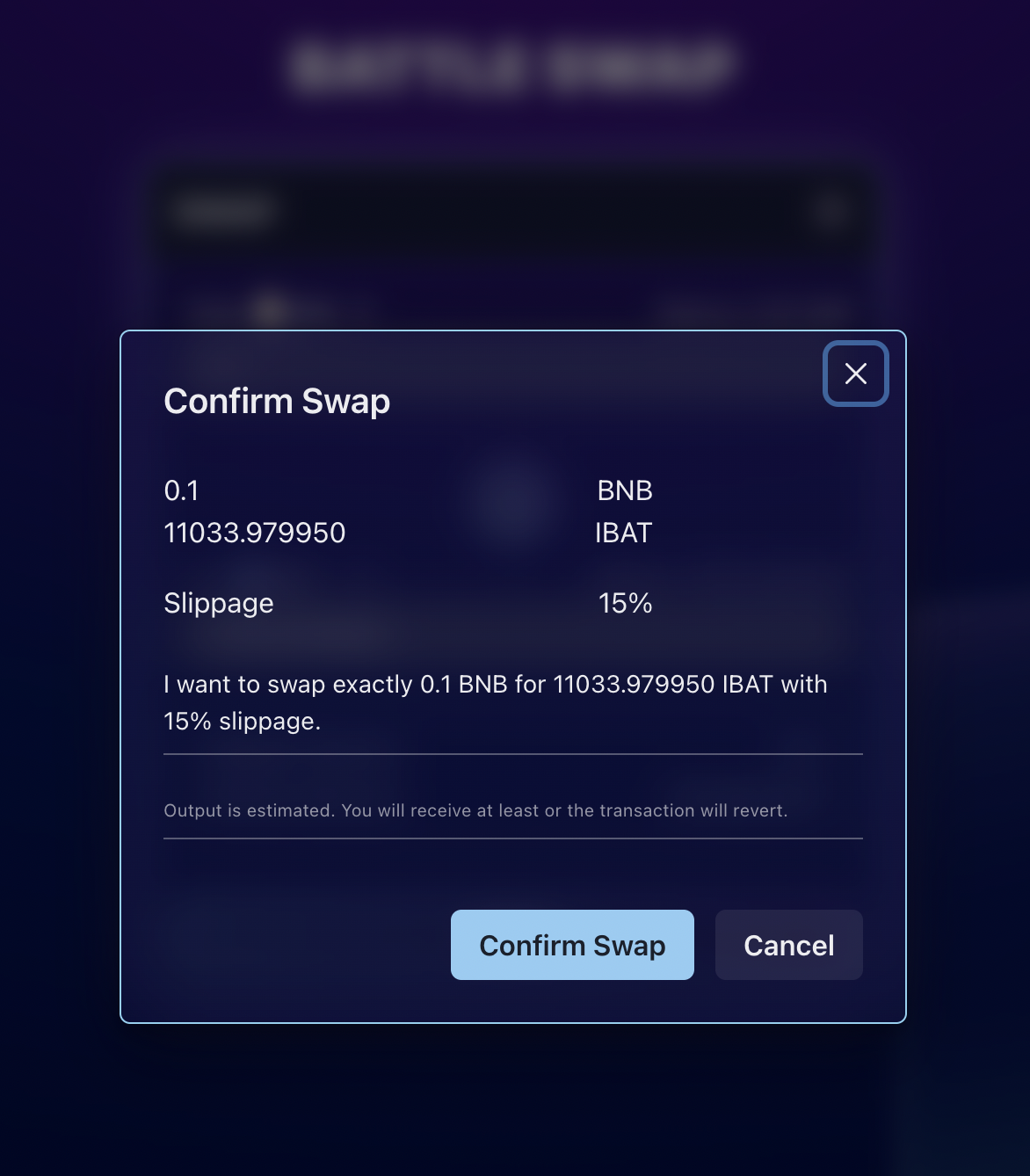 How to use Battle Swap - Battleinfinity